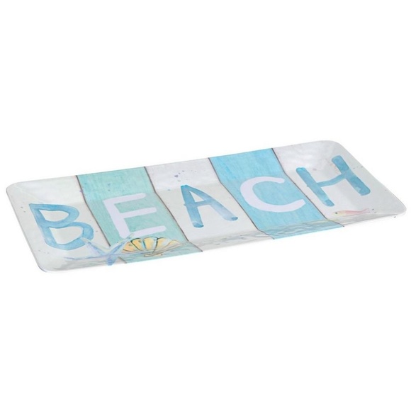 Dining | Beach Melamine Large Long Serving Tray New | Poshmark